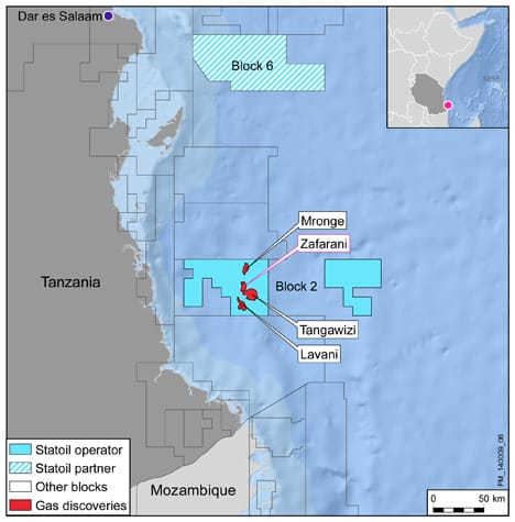 Statoil’s Zafarani Reservoir in Tanzania Block 2 Successfully Tested ...