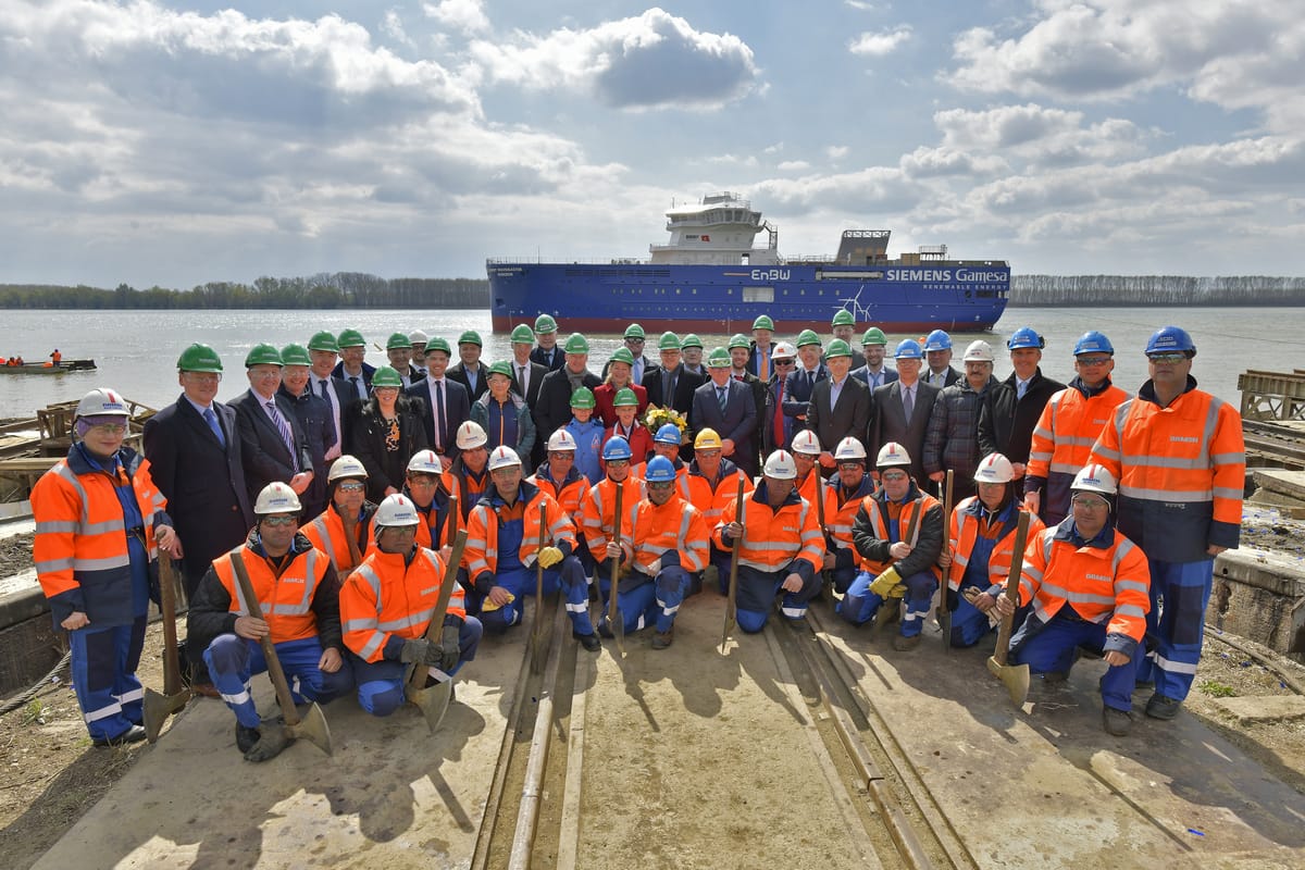 Bibby WaveMaster Horizon Launched at Damen Shipyards Galati - Offshore ...