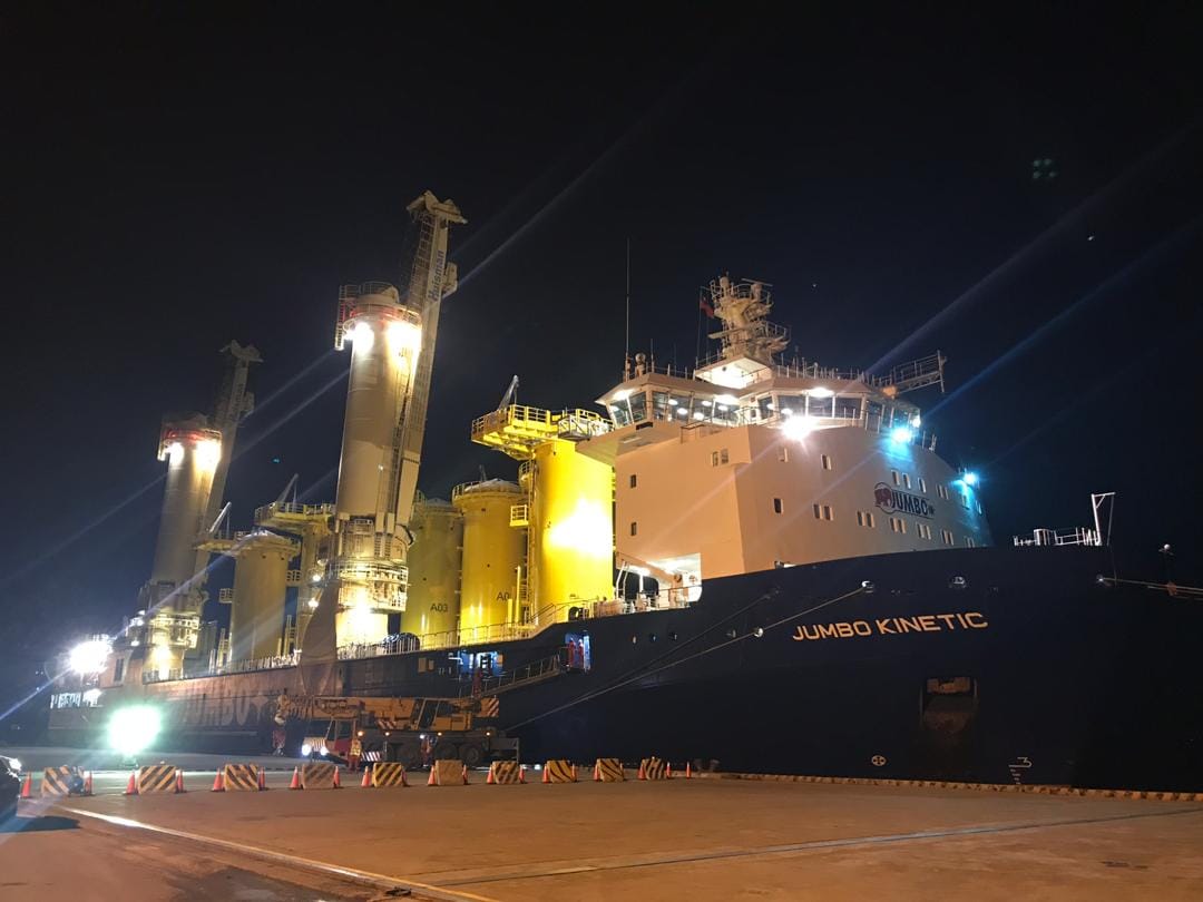 Jumbo Ships Large TP’s for First Offshore Windfarm in Taiwan - Offshore ...