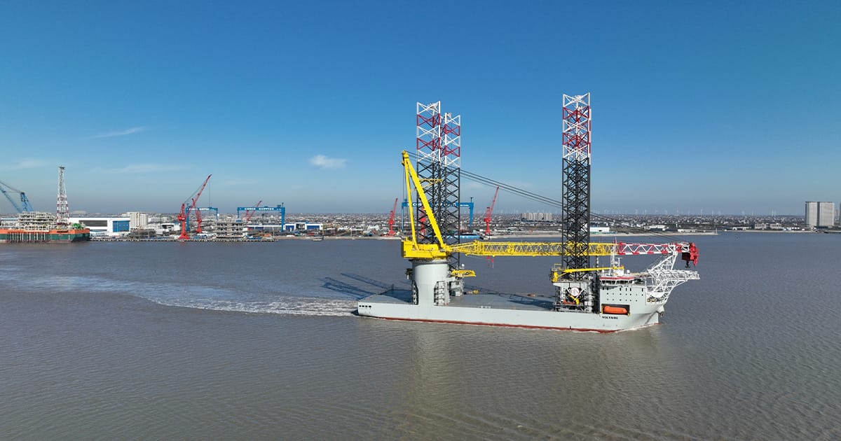 Largest Jack-Up Installation Vessel Voltaire Delivered by COSCO ...