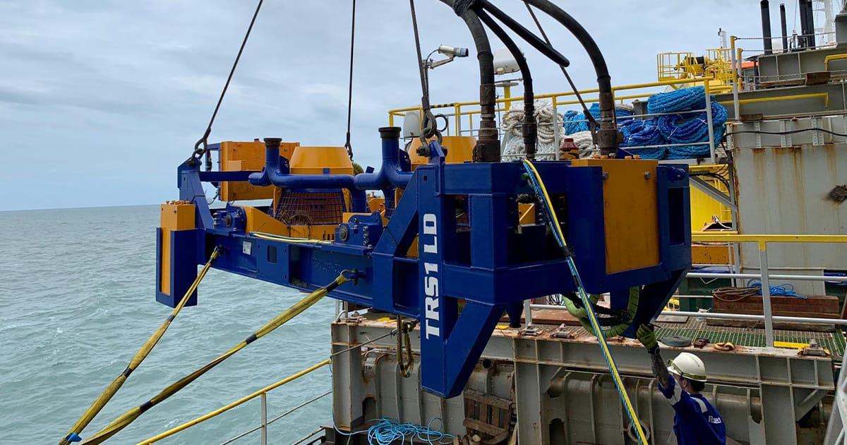 Rotech Subsea Performs Fiber Optic Cable Trenching Offshore Belgium ...