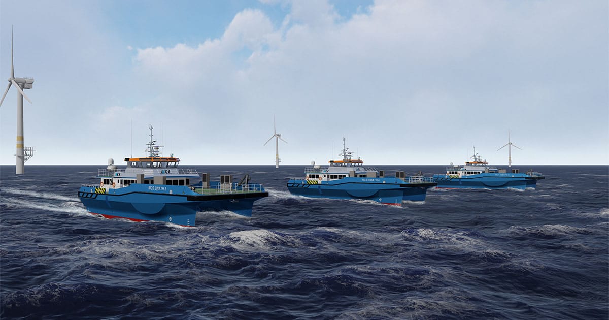 Three SWATH CTVs Built to a New Ad Hoc Marine Design - Offshore Source