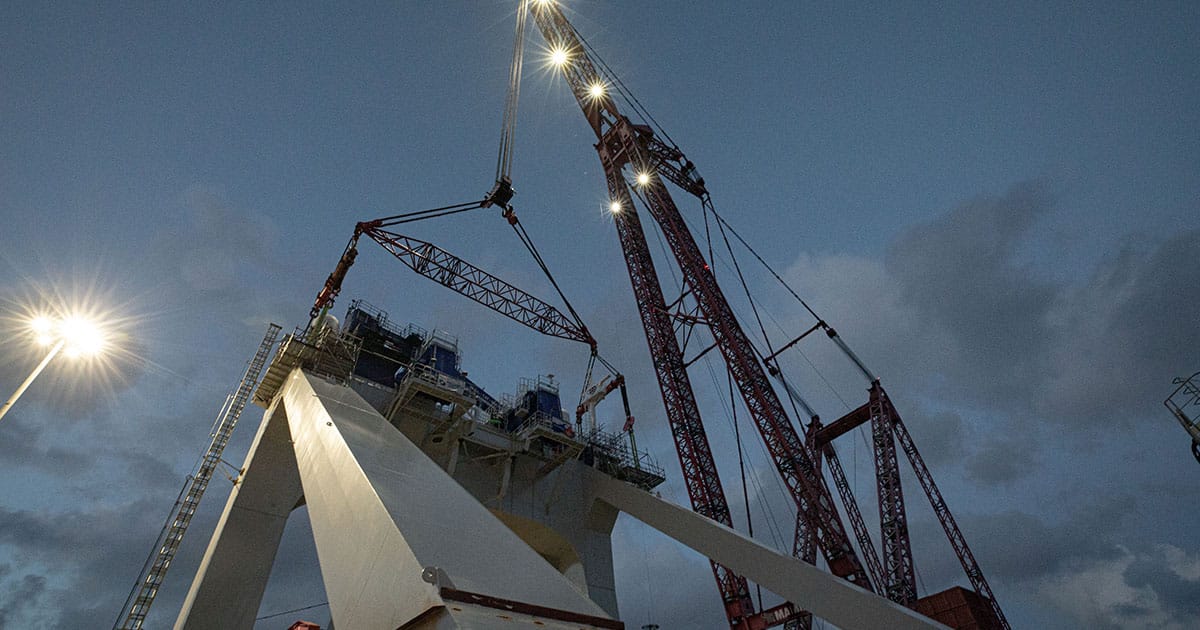A-Frame Installation Enhances Offshore Wind Vessel Capability ...