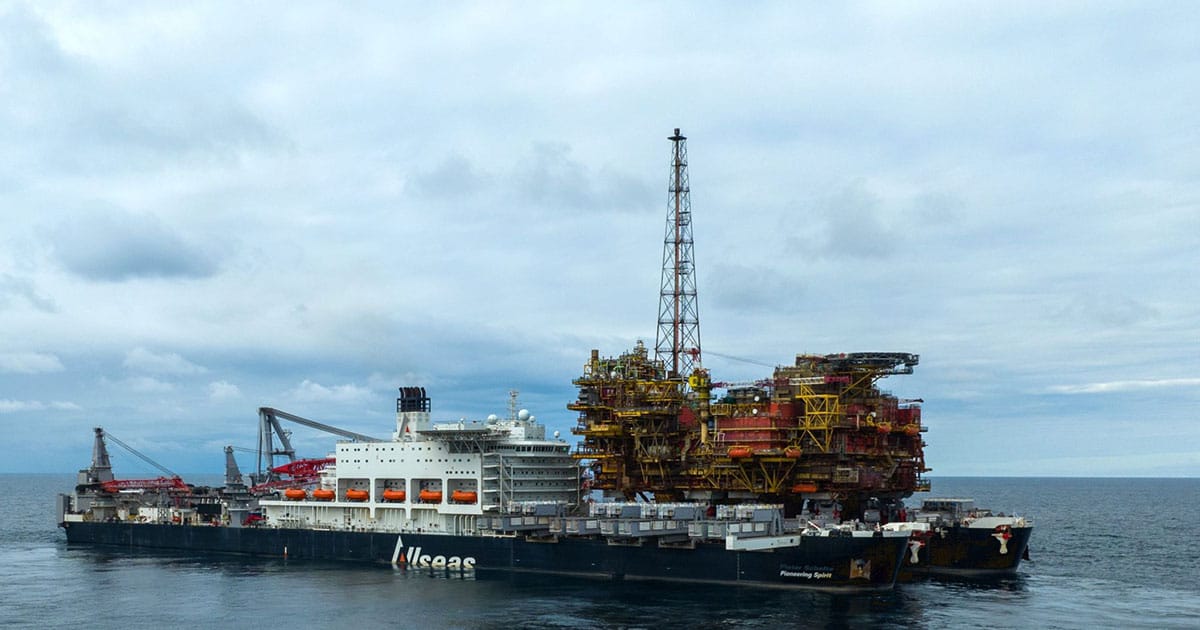 Allseas Removes Shell UK’s Brent Charlie Platform with Historic Lift ...