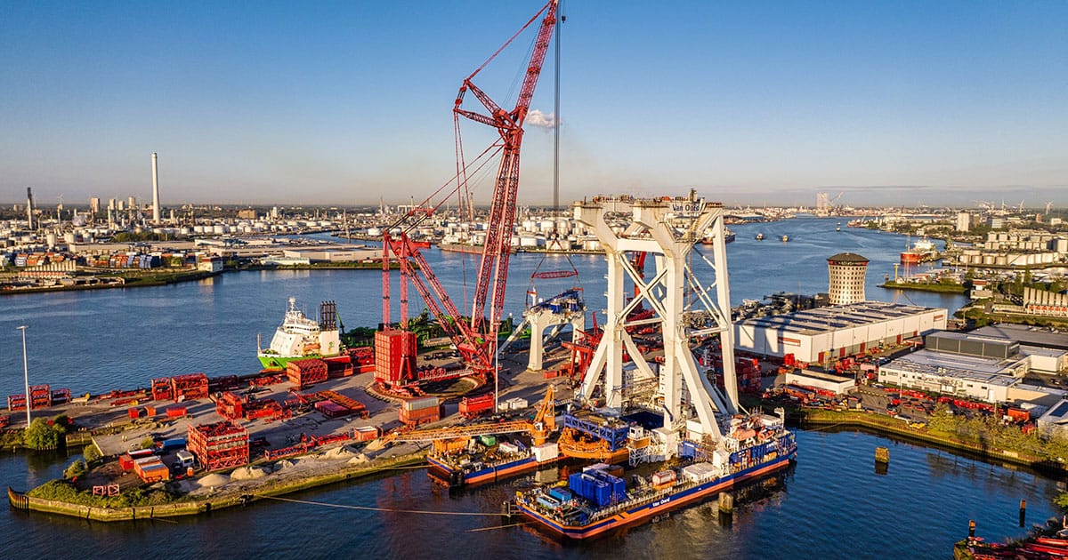 A-Frame Installation Enhances Offshore Wind Vessel Capability ...