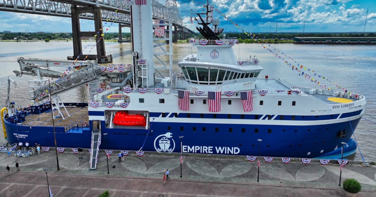 ABS-Classed ECO Liberty Launched as First US-Flagged Plug-in Hybrid SOV ...